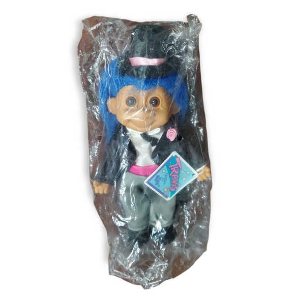 Russ | Toys | Vintage98s Russ Travis Troll Doll 8 Tall Wedding Groom ...